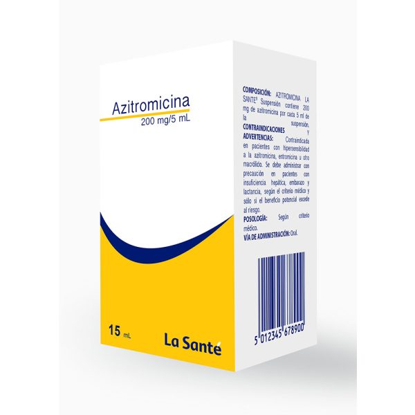 AZITROMICINA 200 MG P/SUSP. 15 ML