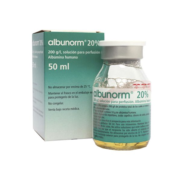 ALBUNORM 20% INY. X 50 ML (ALBUMINA HUMANA)