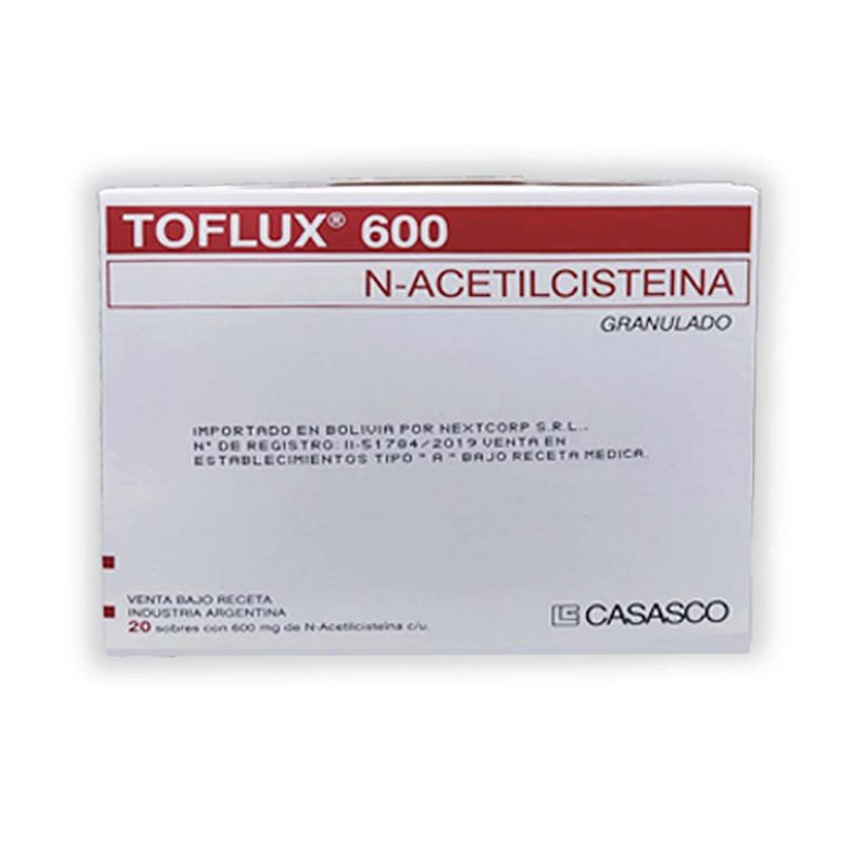 TOFLUX 600 MG. X 20 SOBRES