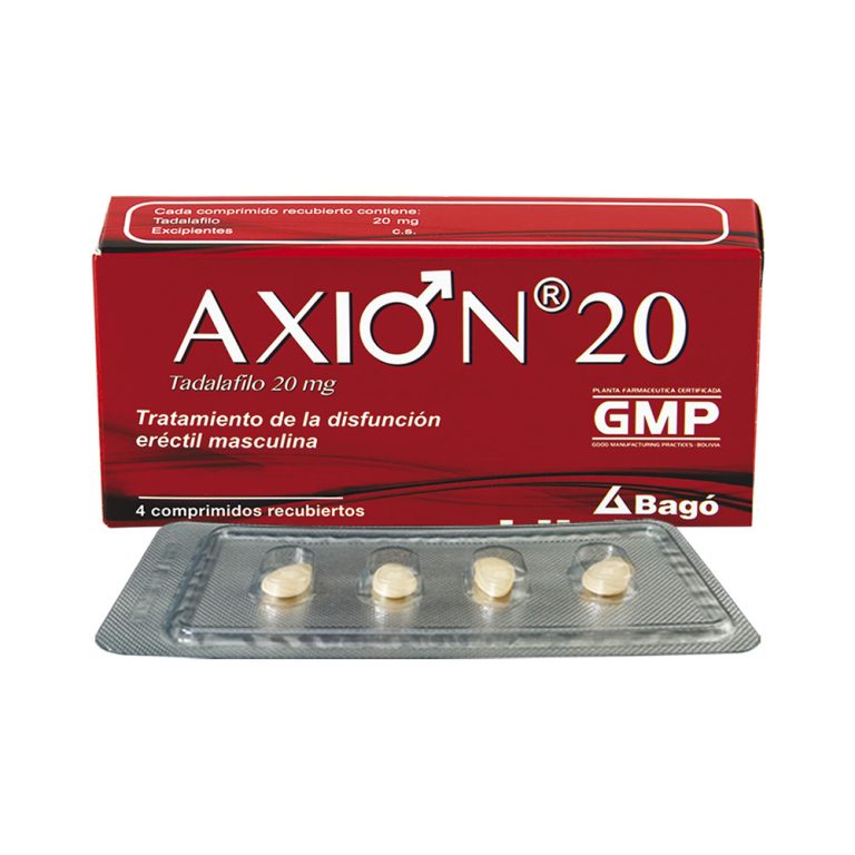 AXION 20 MG X 4 COMPR. RECUB.