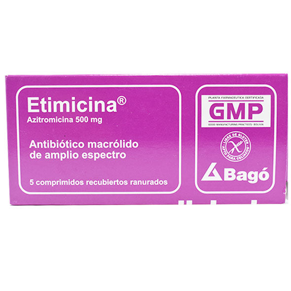 ETIMICINA 500 MG. X 5 COMP.
