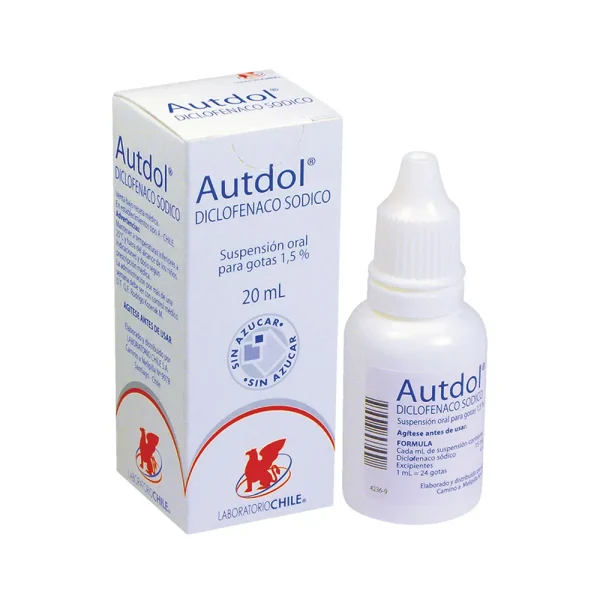 AUTDOL L.CH. GOTAS 20 ML (DICLOFENACO)