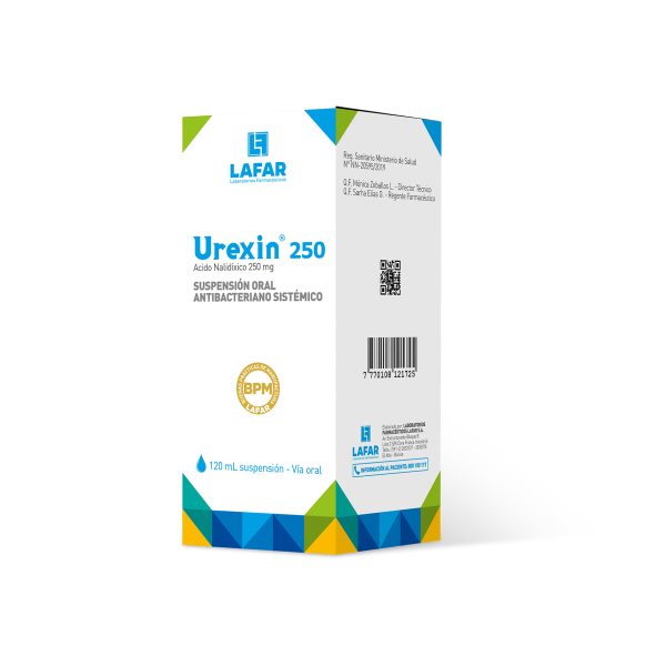 UREXIN 250 MG SUSP. 120 ML