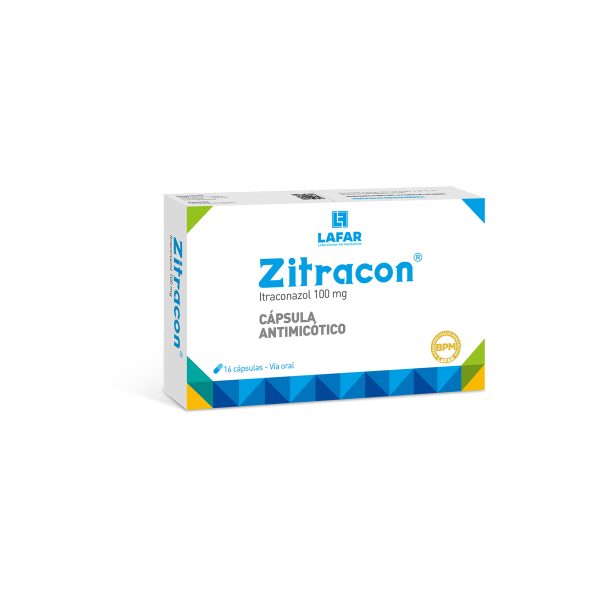 ZITRACOM 100 MG X 16 CAPS.