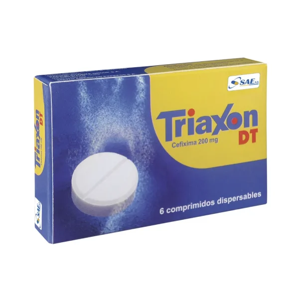 TRIAXON DT-200 MG X 6 COMPR.