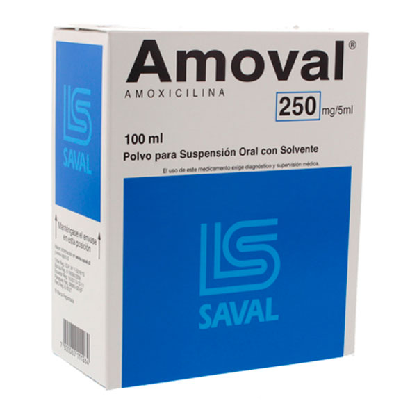 AMOVAL 250 MG SUSP. 100 ML C/SOL.