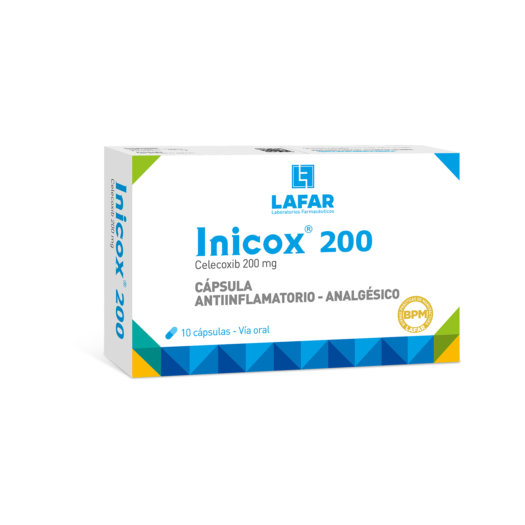 INICOX 200 MG X 10 CAPSULAS